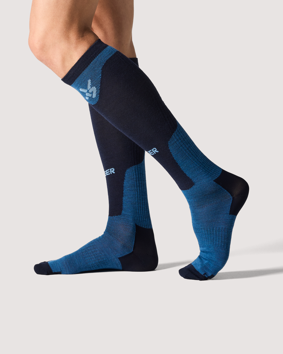 Advanced Light Wool Compression - Sock - Merinowool - Black - Seger